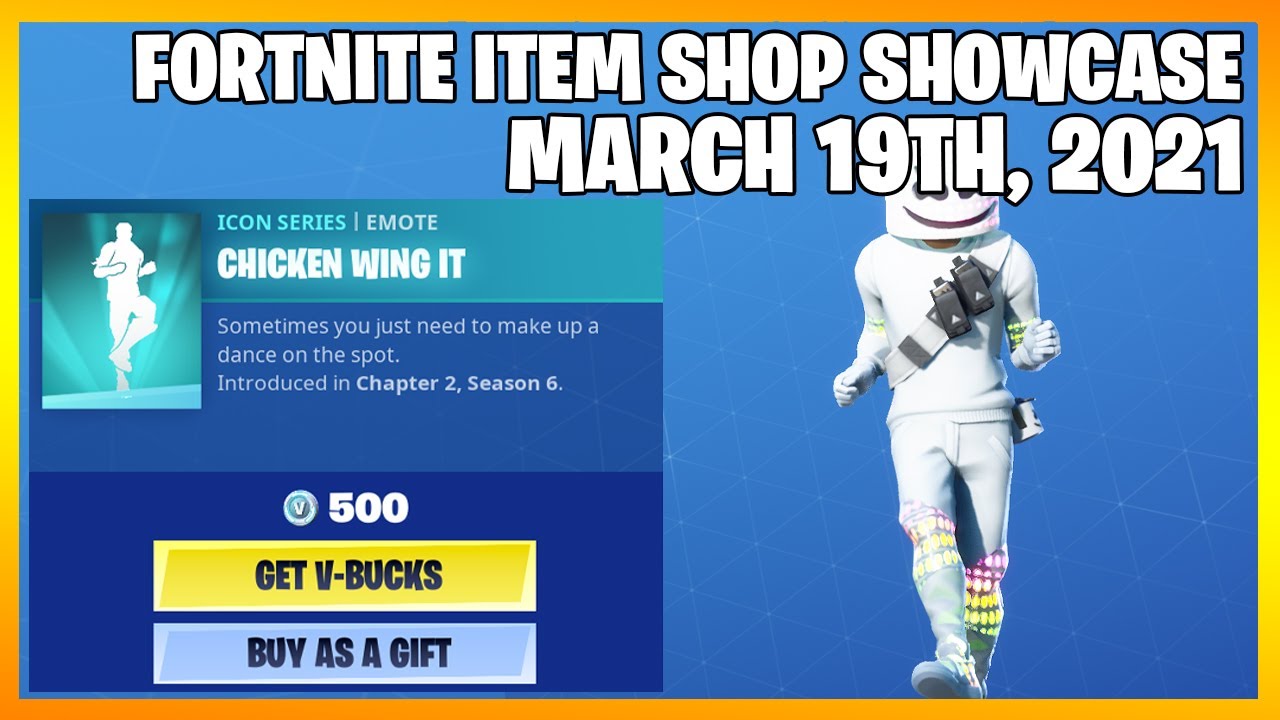 Fortnite Item Shop *NEW* CHICKEN WING IT EMOTE! [March 19th, 2021 ...