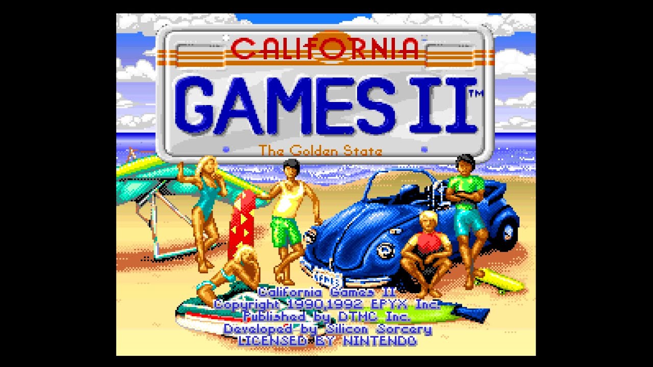 California Games II - Super Nintendo - 1993 [Eye Catch] - YouTube