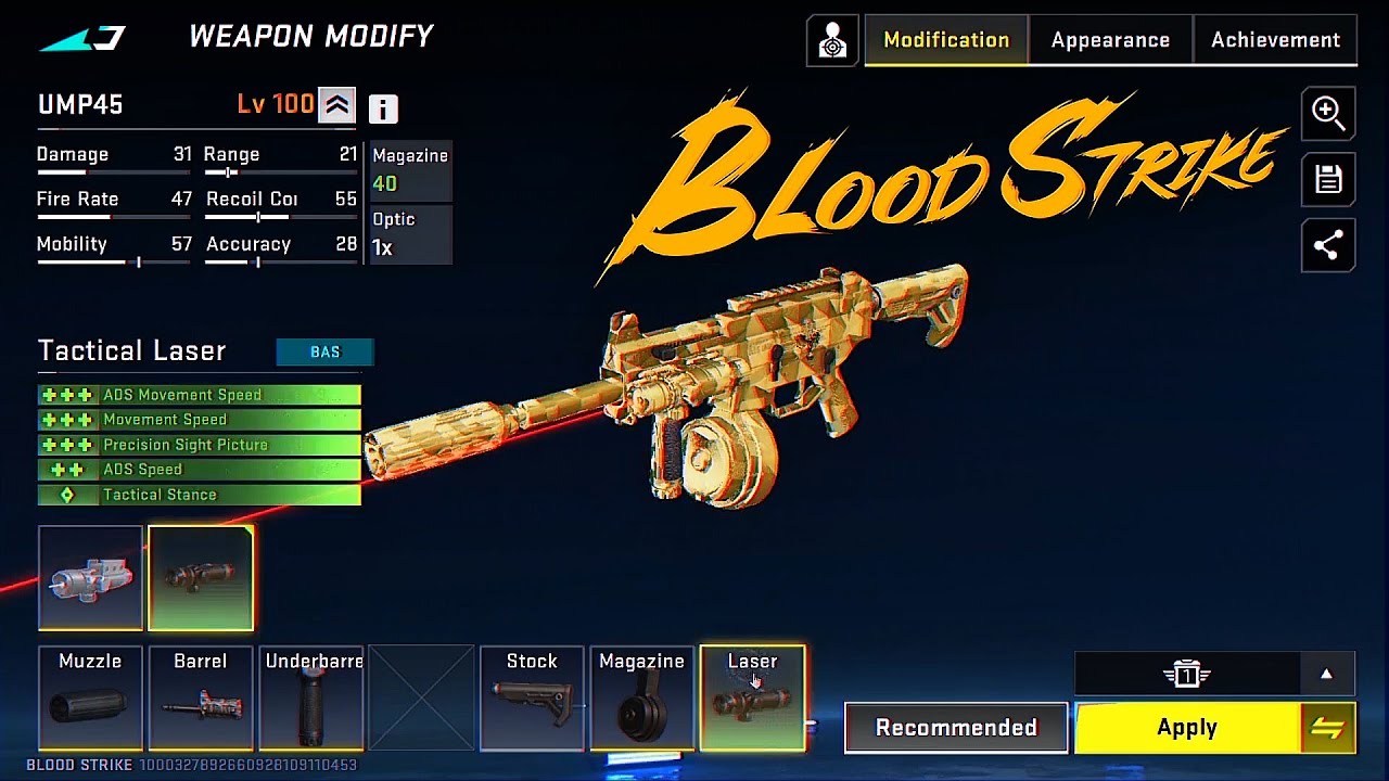 is the BAS laser for the UMP45 any good in Blood Strike? - YouTube
