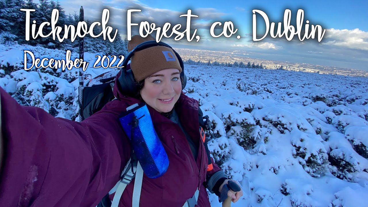 Thick snow in Ticknock Forest, Dublin Mountains - YouTube