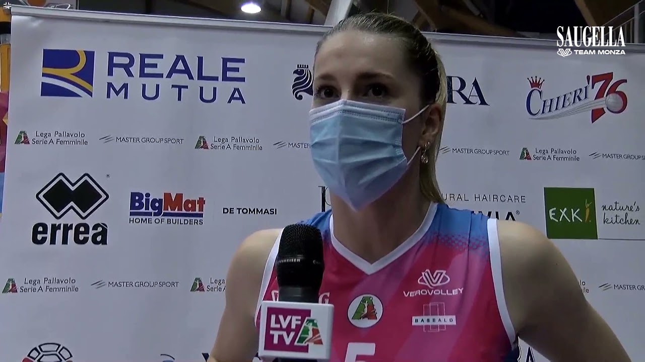 Laura Heyrman post Chieri vs Saugella Monza G2 quarti di Finale Play ...