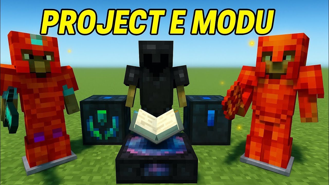 MINECRAFT PROJECT E MODU iOS/Android/Bedrock Edition - YouTube