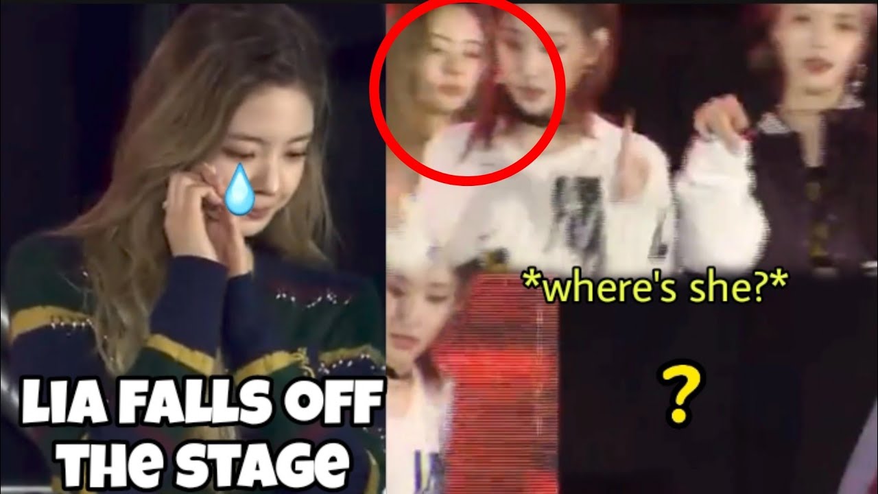 itzy lia faces an accident - YouTube