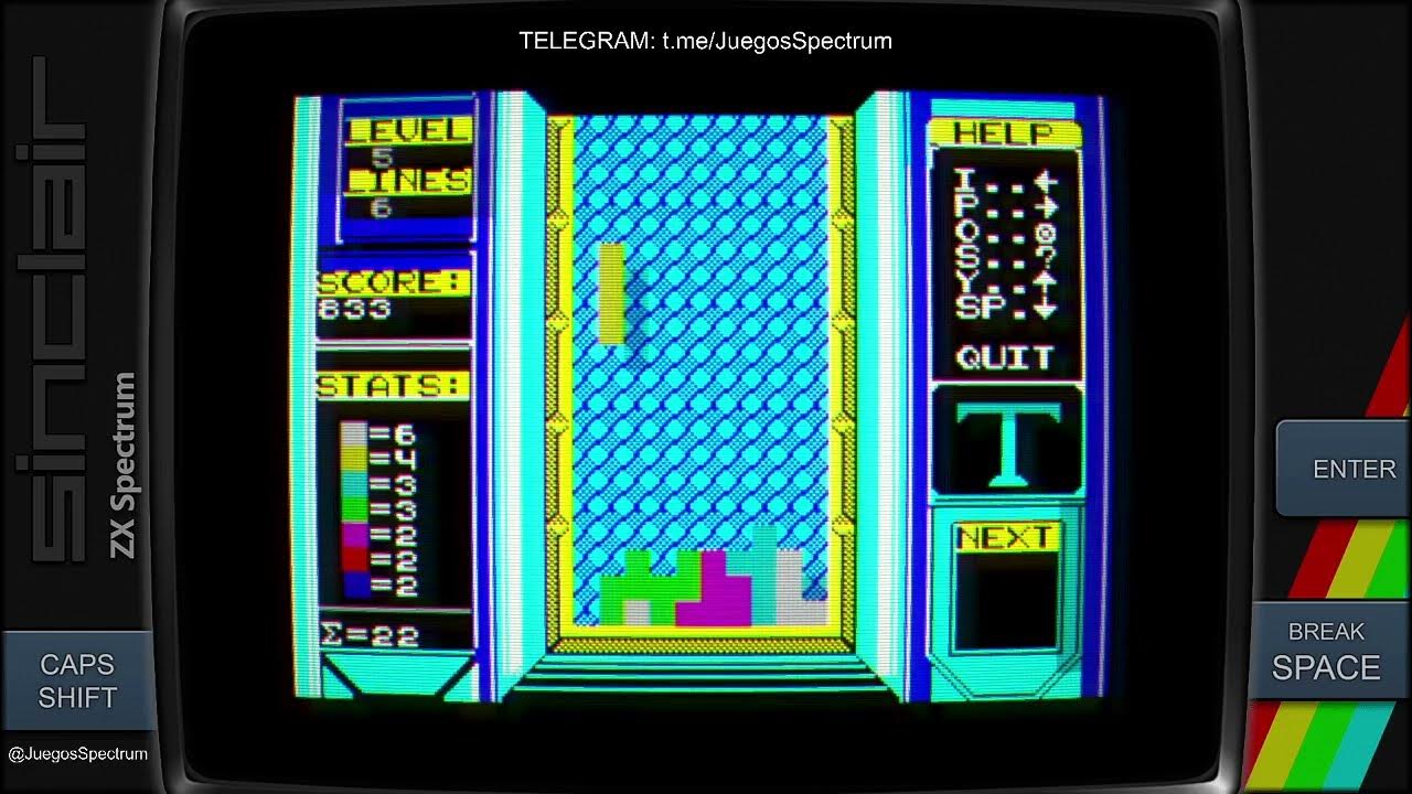 Tetris (JUEGOS SPECTRUM) Nostalgia Zx-spectrum Comentarios & Experiencias RETRO Conversion ...