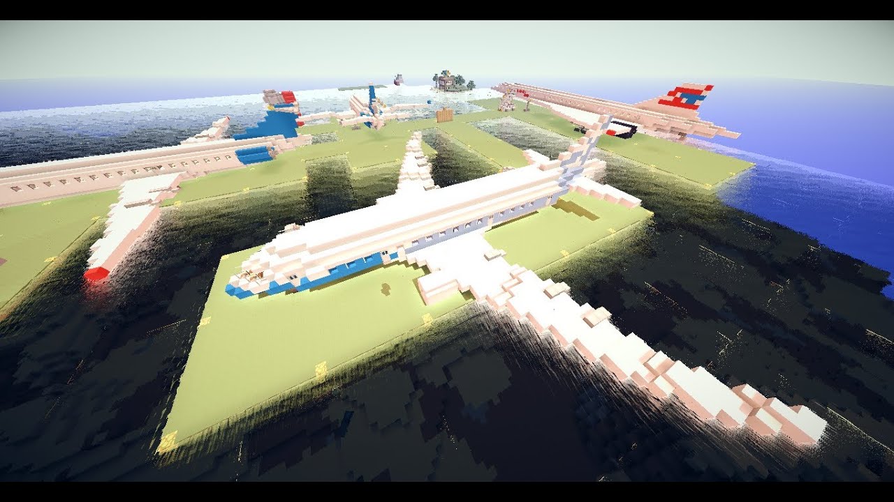 Minecraft Boeing 787-8 1:1 - YouTube