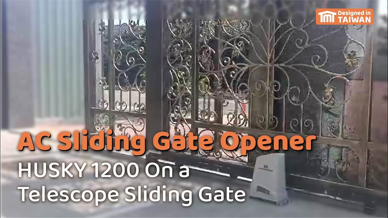 🟧| TMTAUTOMATIONS.COM | AC Sliding Gate Opener Husky 1200 On a ...