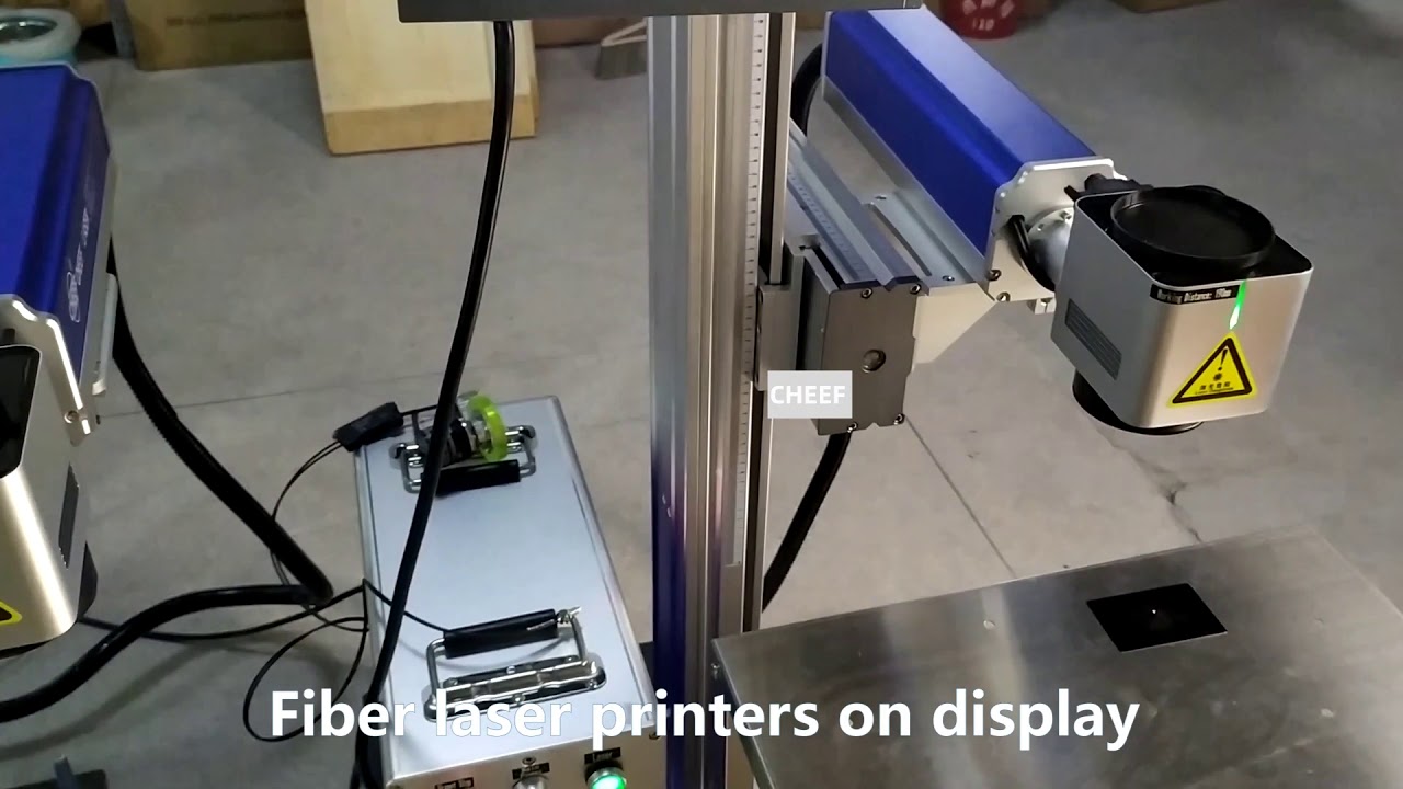 Do you want to see the display of 6 fiber laser printers? - YouTube
