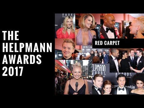 RED CARPET & MUSICAL THEATRE INTERVIEWS: The Helpmann Awards 2017 - YouTube