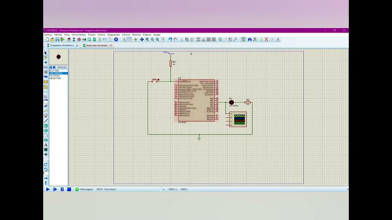 retardo mplab y Proteus - YouTube