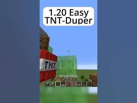 1.20 Minecraft easy TnT duper #minecraft #tutorial #tnt #dupe #shorts ...