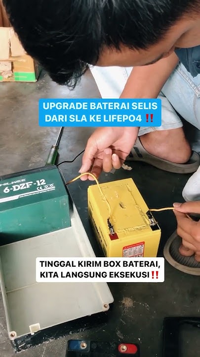 YOK UPGRADE BATERAI KE LIFEPO4!! - YouTube