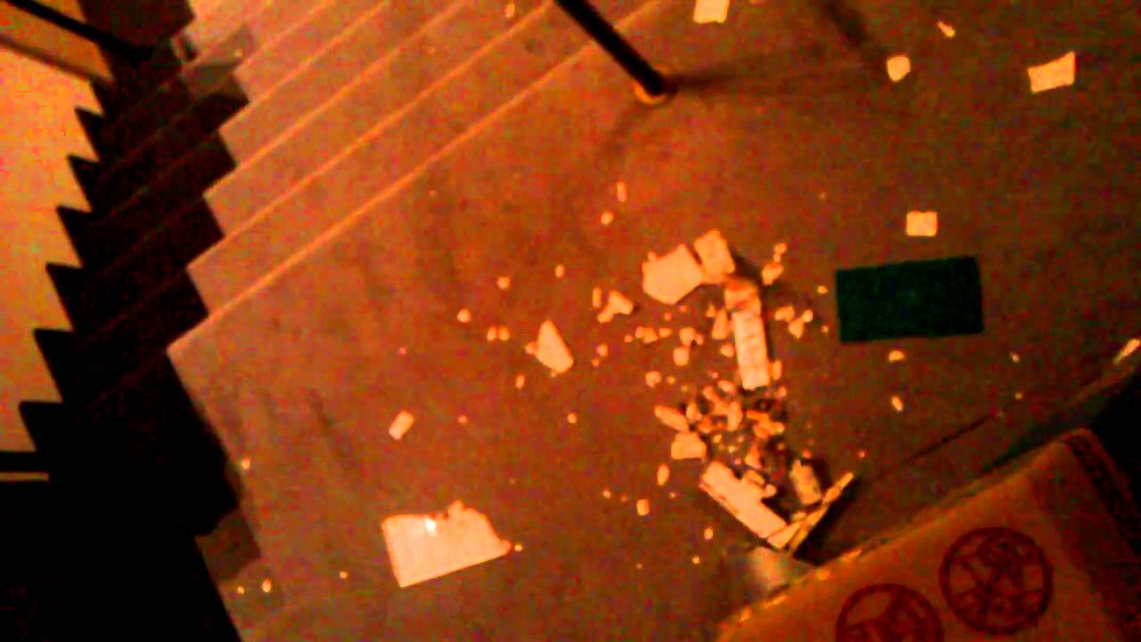 Poor exit sign dies - YouTube