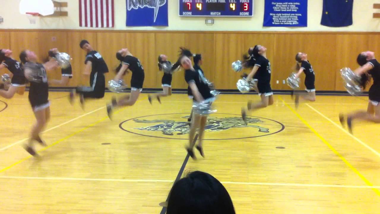 SMS dance team POM routine 2012/2013 - YouTube