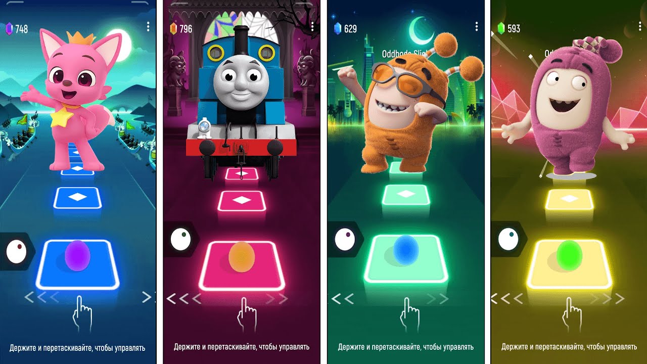 Pinkfong 🆚 Thomas Train 🆚 Oddbods Slick 🆚 Oddbods Newt 🎶 Who's your ...