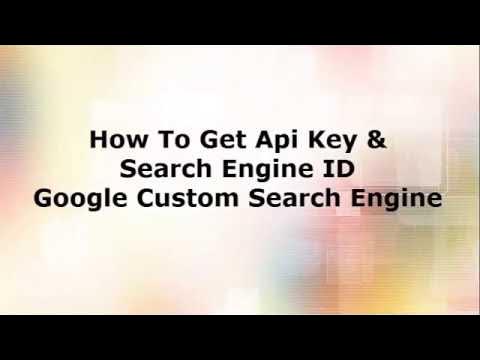 How To Get Google Api Key & Search Engine ID Google CSE - YouTube