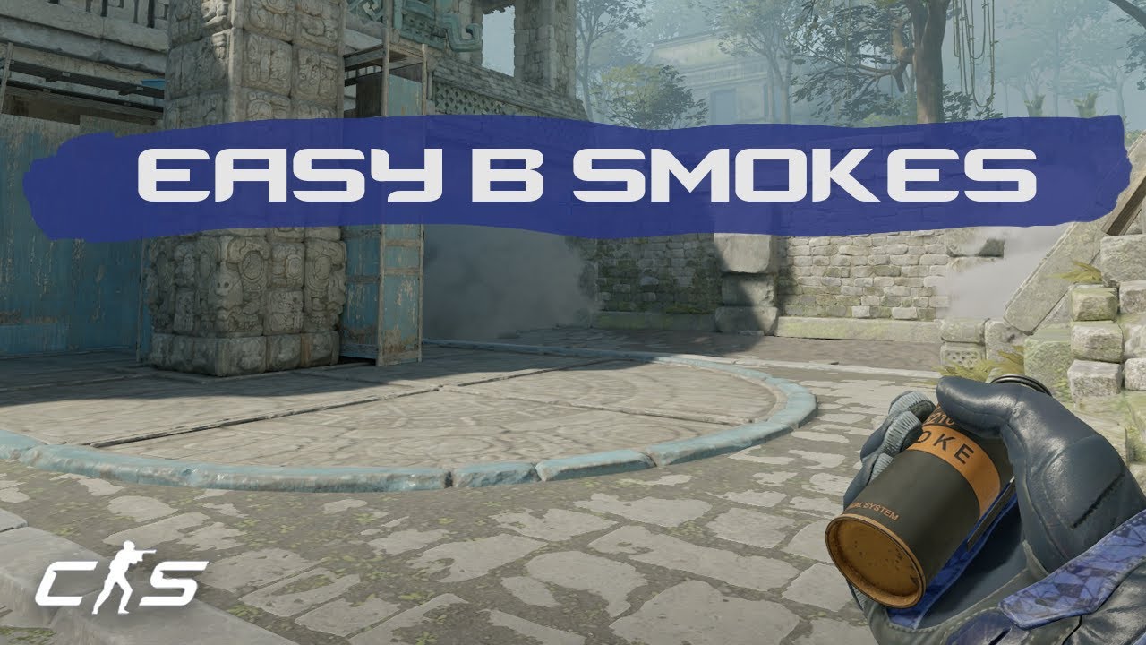 CS2 Ancient - How to smoke EVERYTHING on B from ONE position - YouTube