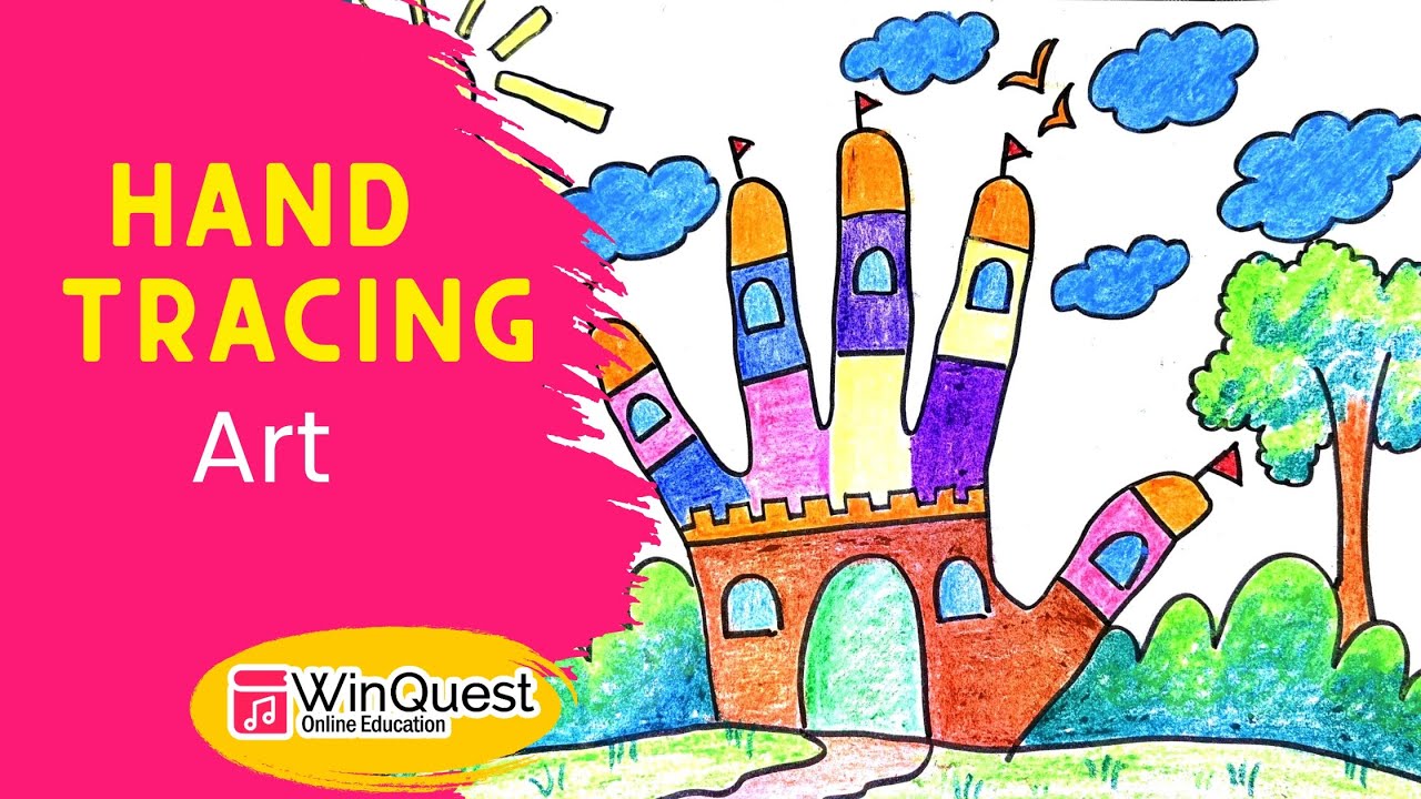 Hand Tracing Art for Kids | Easy & Creative Drawing Tutorial | Winquest ...