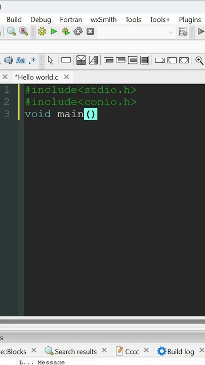 C Programming Practical Print Hello World Shorts Shortsfeedclanguage Coding Cprogramming 