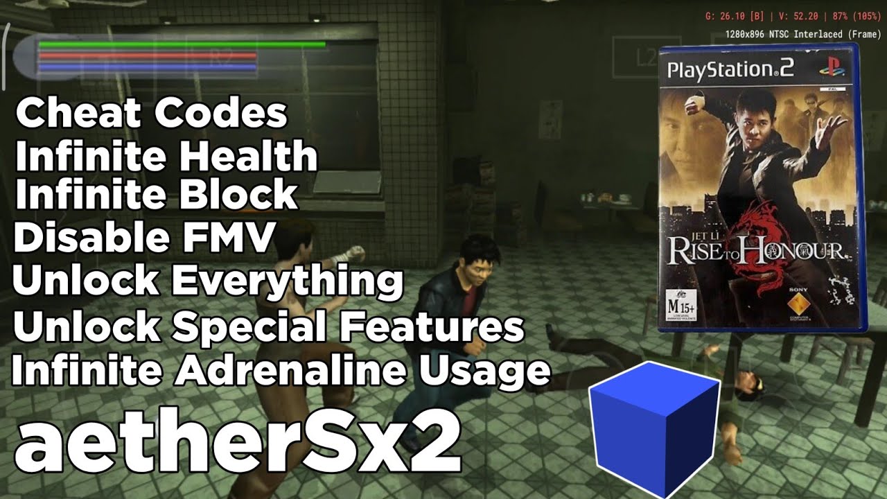 Aether Sx2 Jet Li Rise to Honor - Best Cheat Codes & Settings For Low ...