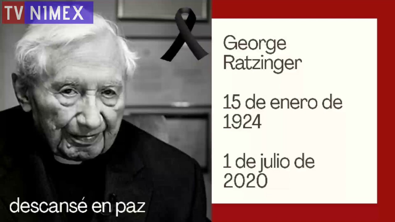 Funeral de George Ratzinger hermano de Benedicto xvi - YouTube