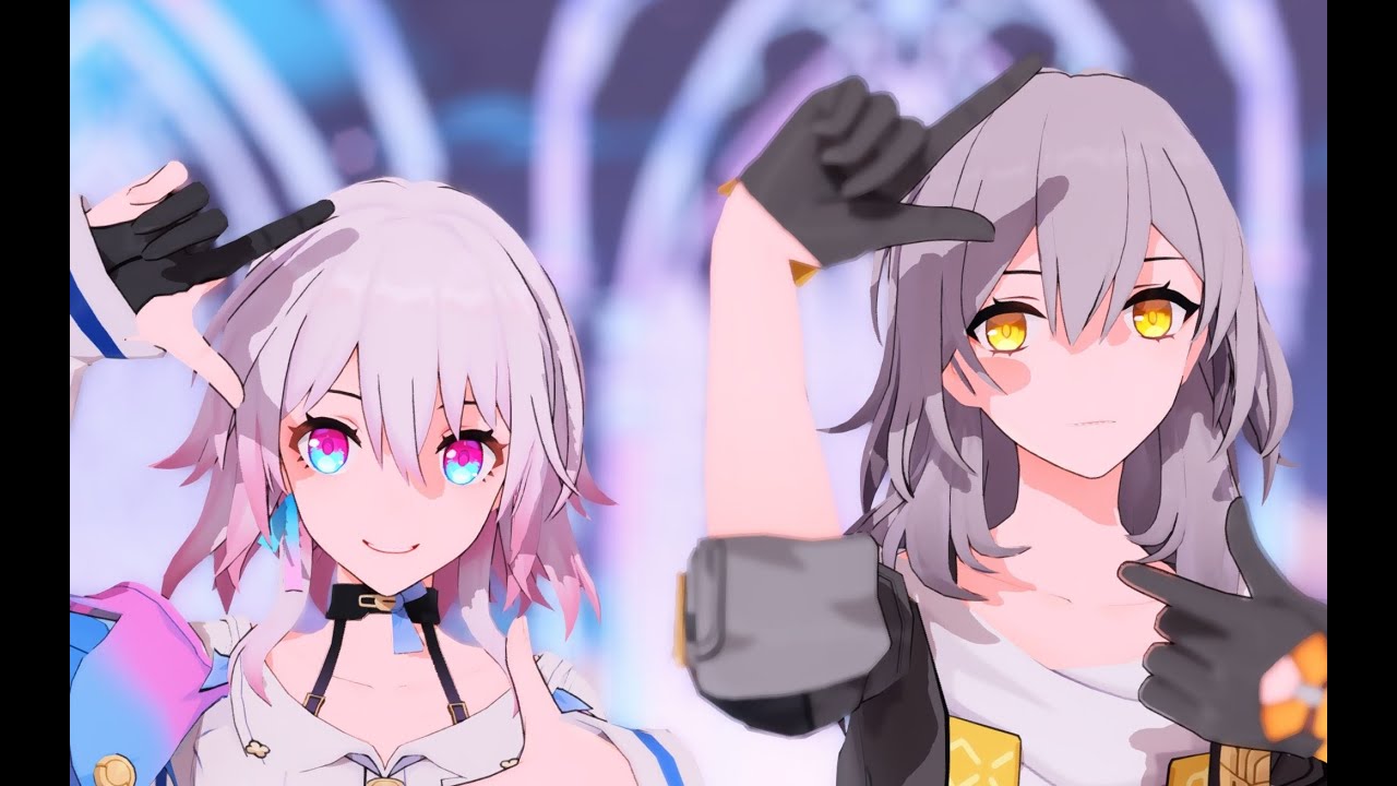 【Honkai：Star Rail MMD／4K／60FPS】March 7th & Stelle【アニサマ2022Sparkle ...