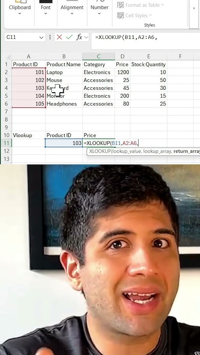 4 Ways to Use XLOOKUP in Excel – Part 1: VLOOKUP vs XLOOKUP - YouTube