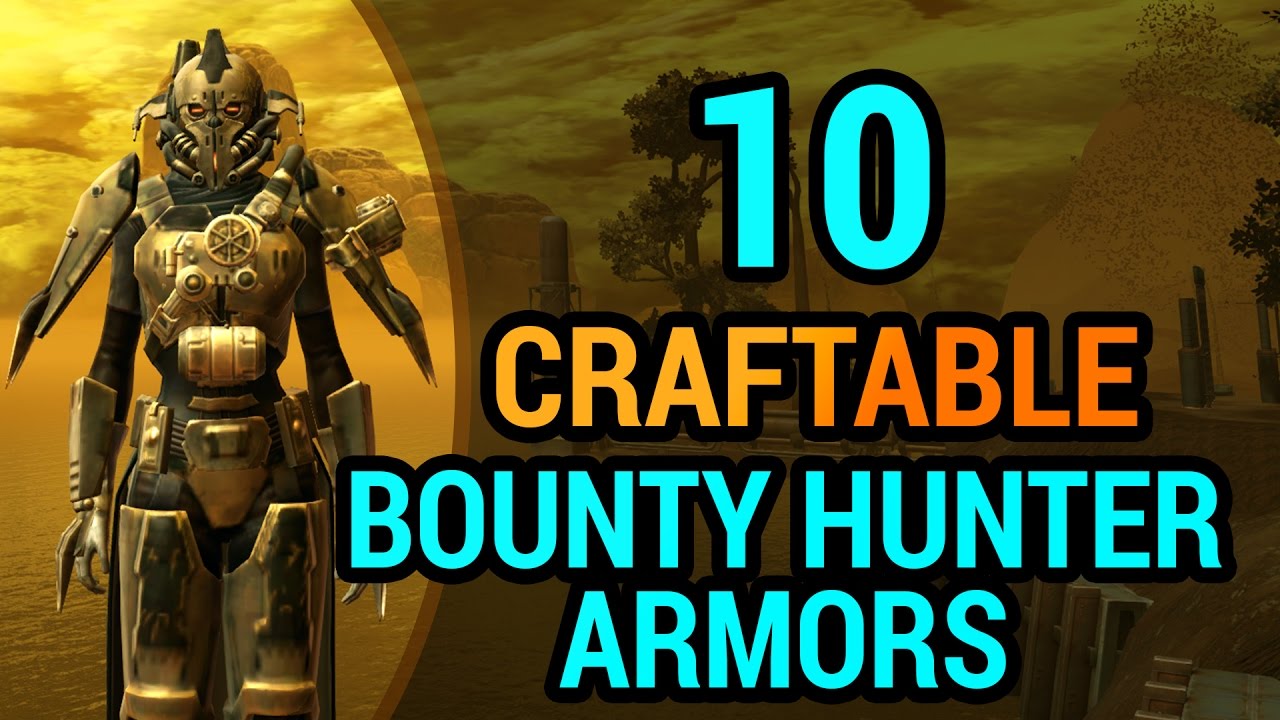 10 Bounty Hunter Armors You Can Craft in SWTOR - YouTube