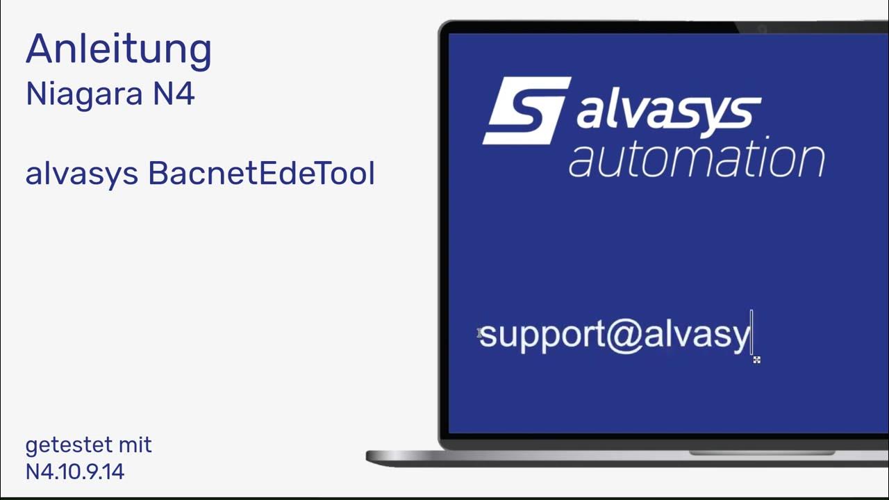 Alvasys automation AG Anleitung Niagara N4 Bacnet Ede Tool - YouTube