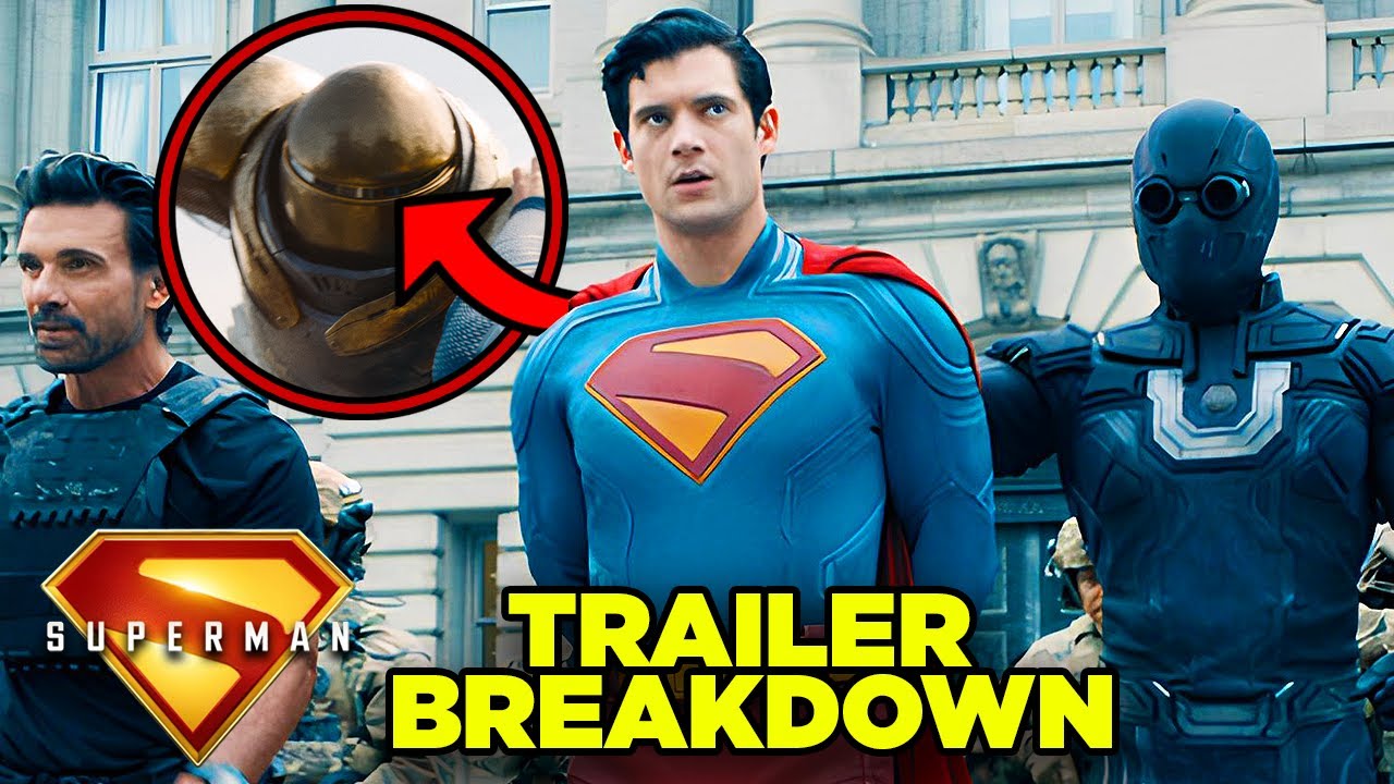 SUPERMAN Official Trailer Breakdown - James Gunn's Superman Trailer Has ...
