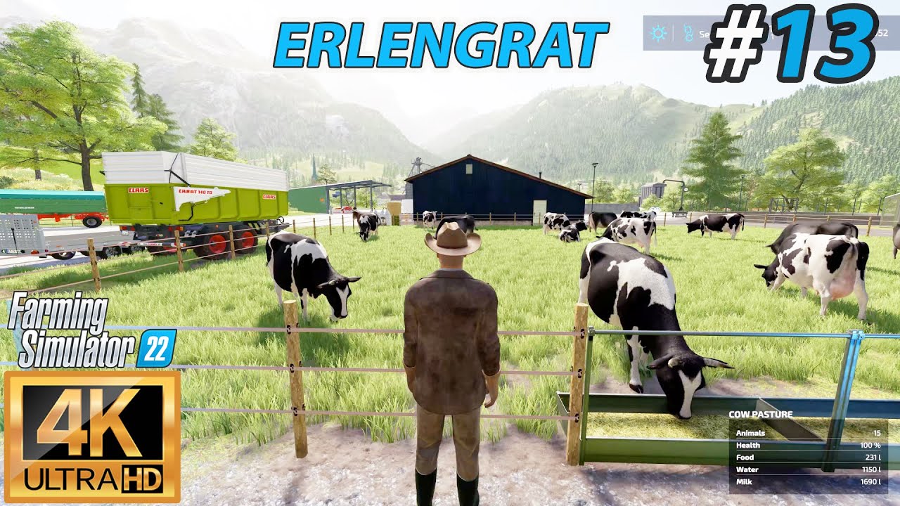 Farming Simulator 22 - sow the grass on the plowed field | Erlengrat ...
