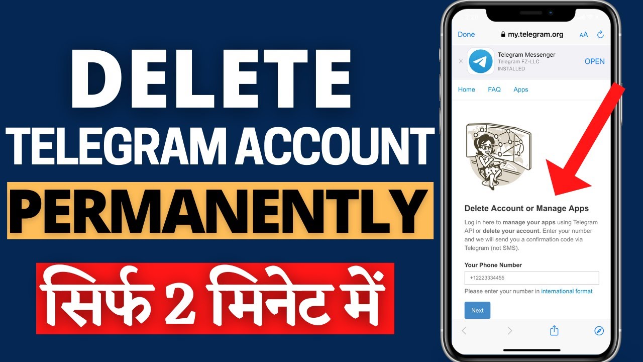 How To Delete Telegram Account | How To Deactivate Telegram Account ...