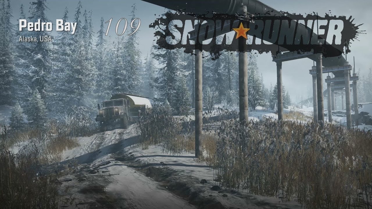 Snowrunner 109 Pedro Bay - YouTube