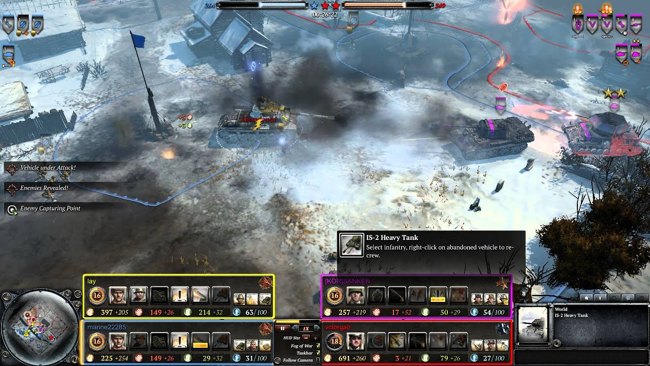 [COH2] what the ... IS-2 Armor ,Health ; - YouTube