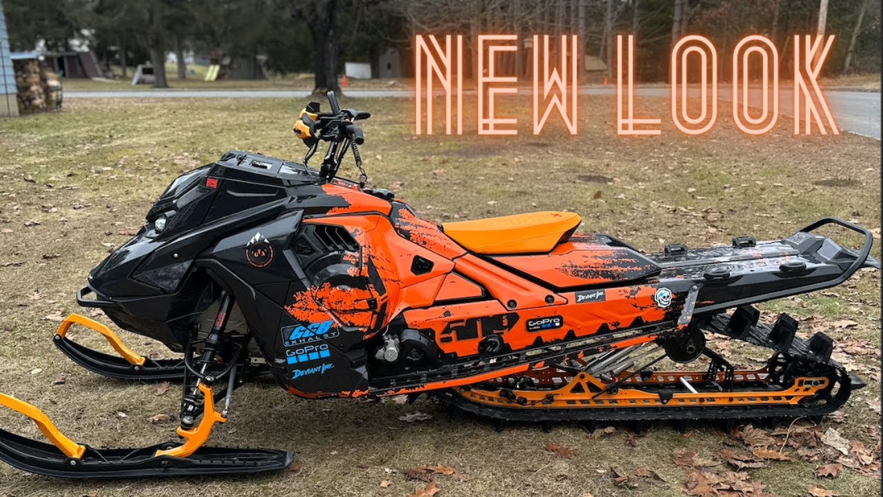 Deviant Ink Sled Wrap Lessons Learned #skidoo #deviantart - YouTube