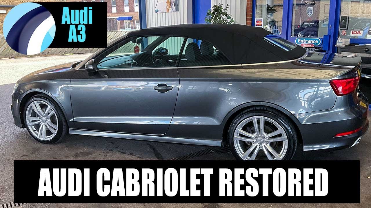 Audi A3 Cabriolet Hood Restoration - YouTube