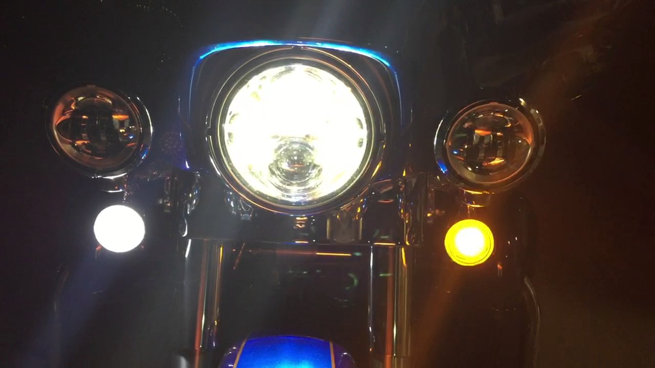 Custom Dynamics LEDs on 2016 Harley Davidson - YouTube