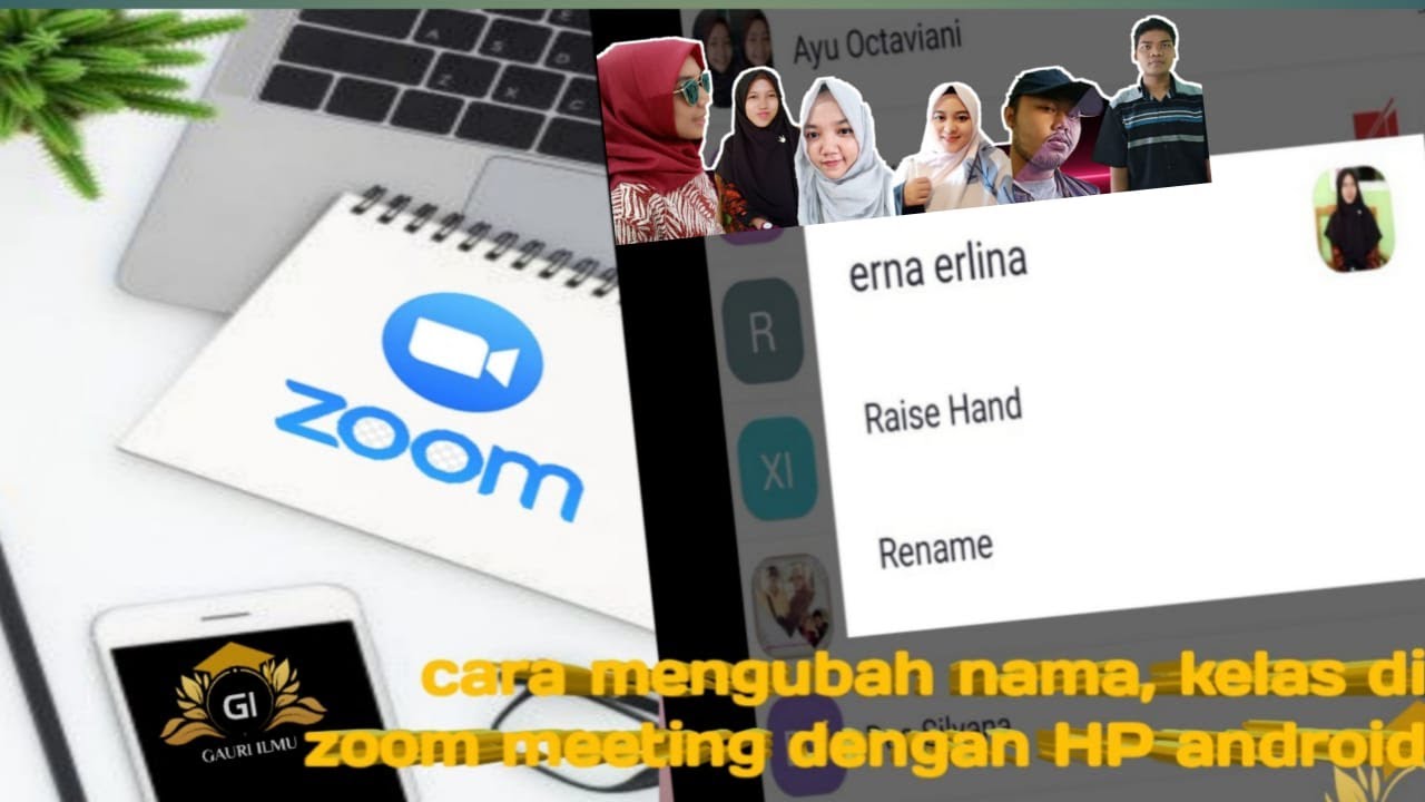 Cara Rename di Zoom Meeting - YouTube