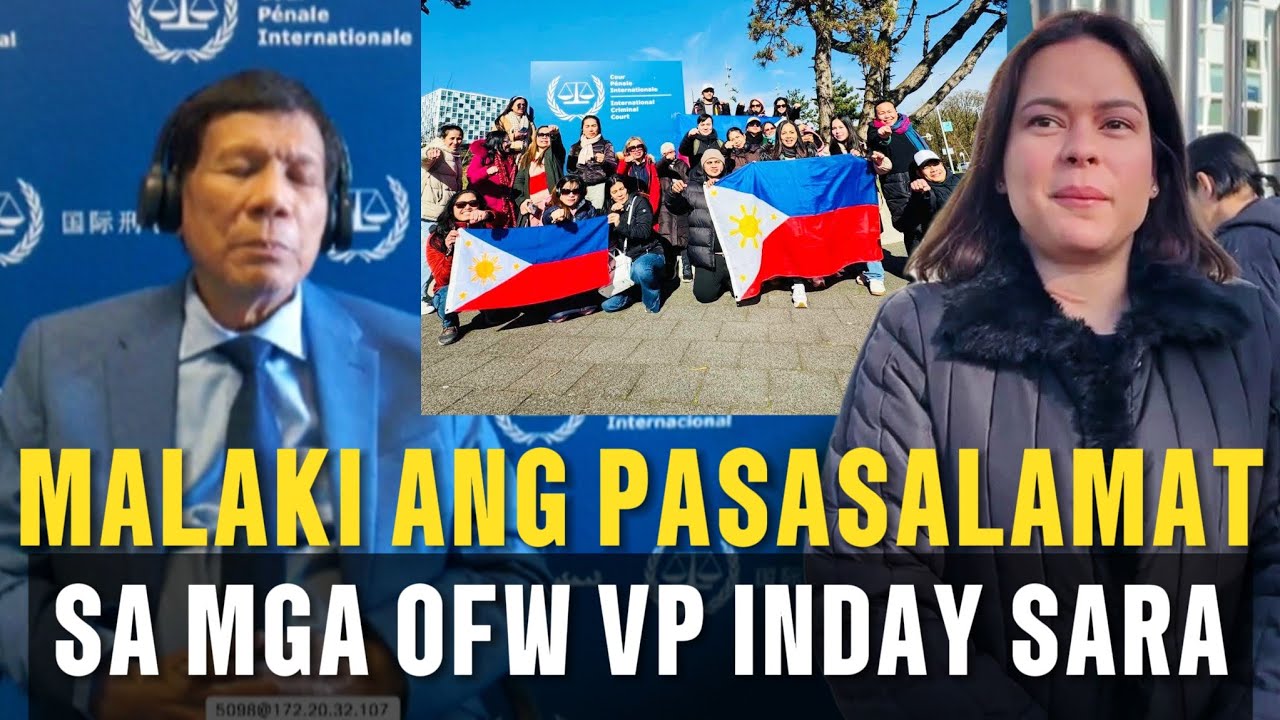 MALAKI ANG PASASALAMAT NI VP SARA DUTERTE SA MGA OFW AT KABABAYAN NATIN NA SOLID ANG SUPORTA 💚🦅 ...