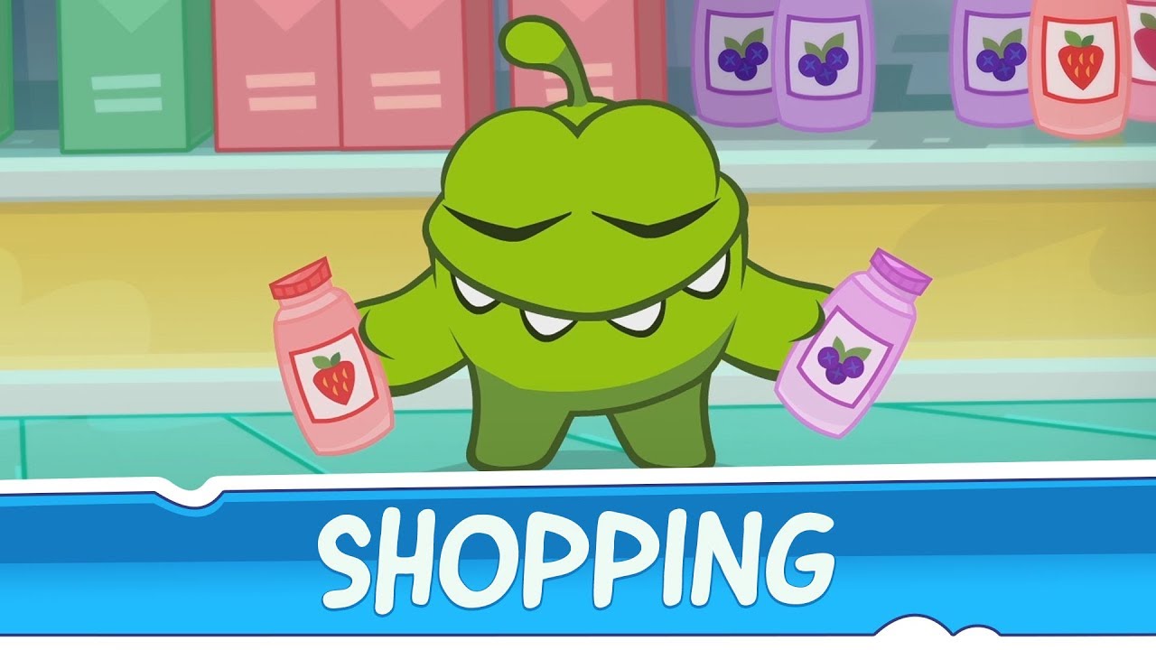 Om Nom Stories: Video Blog - Shopping (Cartoons for Children ...