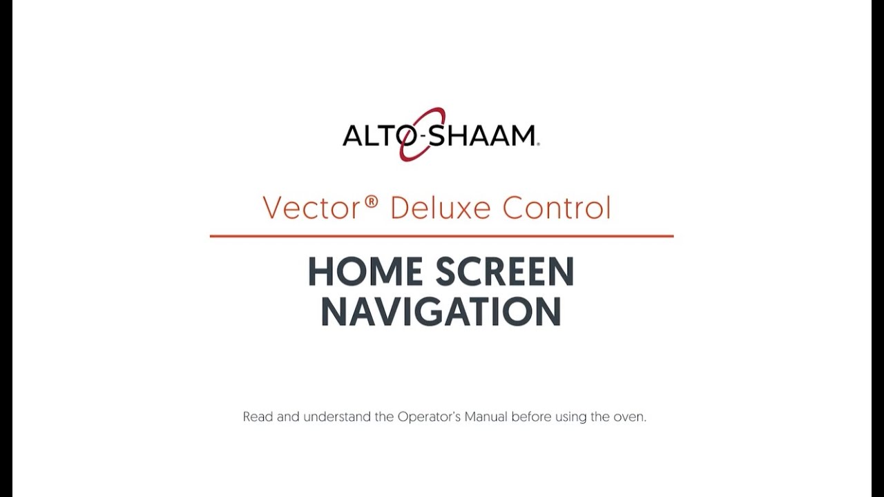 Vector DX Home Screen Navigation - YouTube