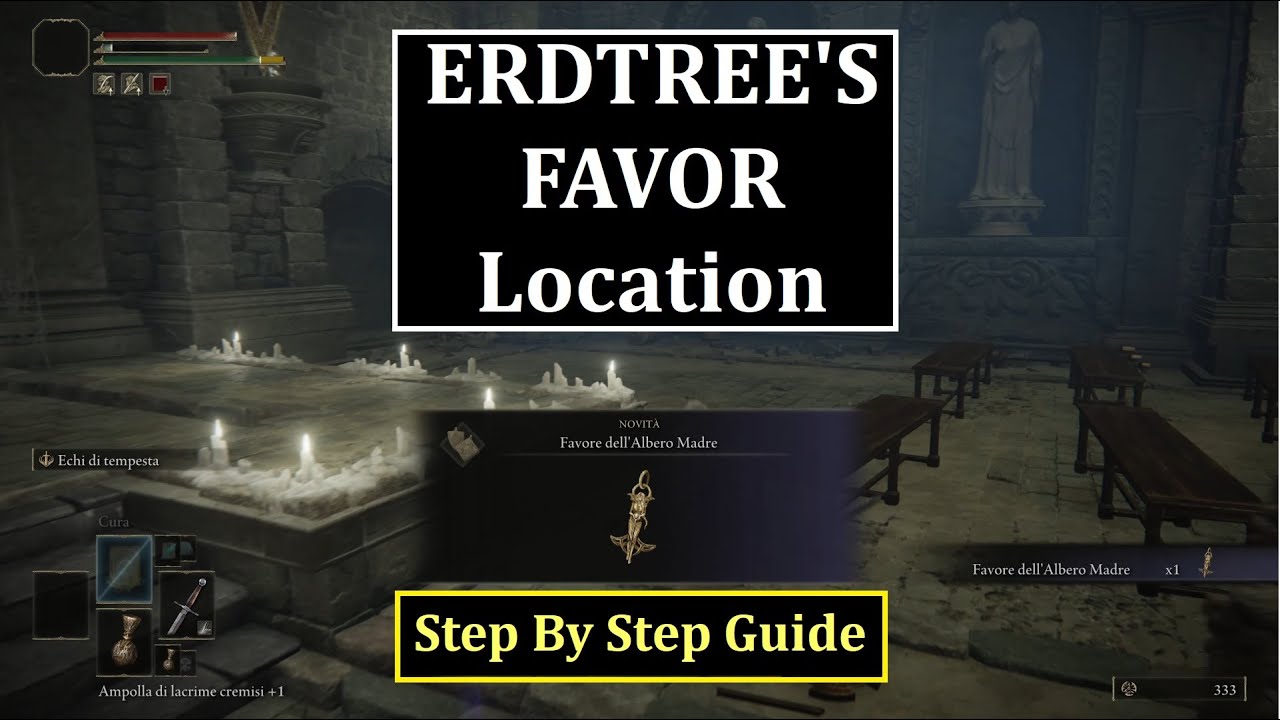 Elden Ring PS5 4k - Erdtree's favor location step by step guide ...