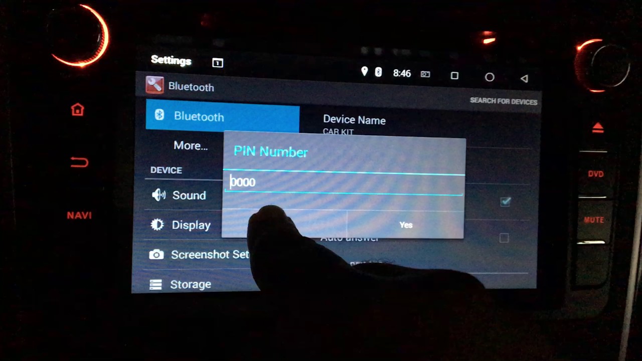 android radio touch problem - YouTube