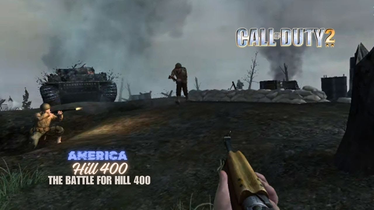 CALL OF DUTY 2 GAMEPLAY - AMERICA » Hill 400: The Battle for Hill 400 ...