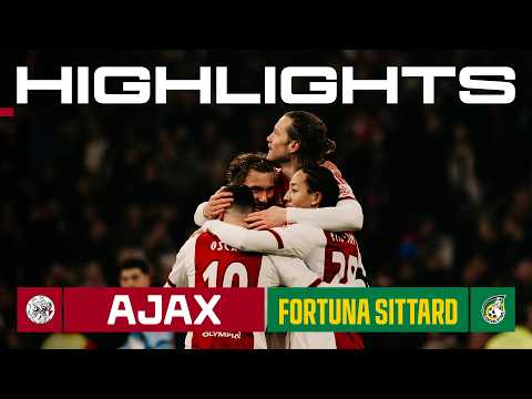 Three points at home 🇧🇪 | Highlights Ajax - Fortuna Sittard | VriendenLoterij Eredivisie