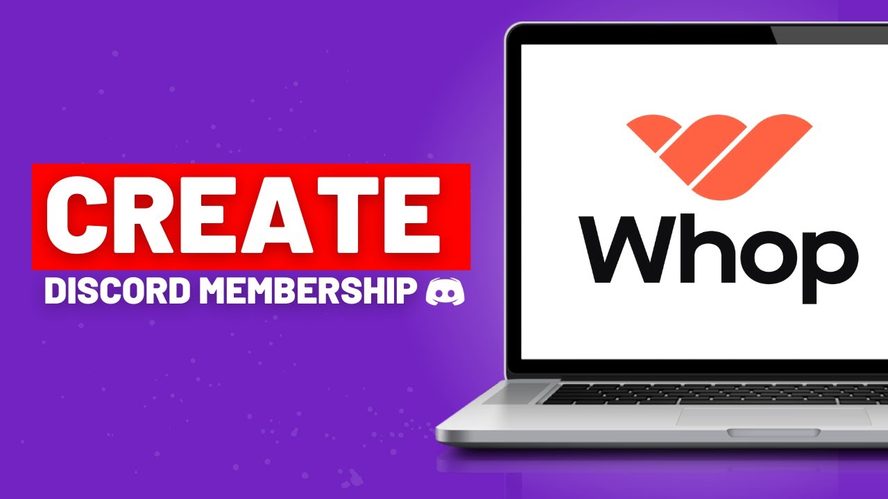 How to Create Discord Membership on Whop.com (Make Money on Discord ...