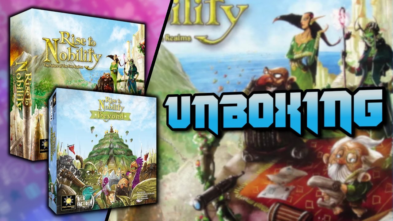 Rise to Nobility Deluxe Big Box Unboxing | Final Frontier Games - YouTube