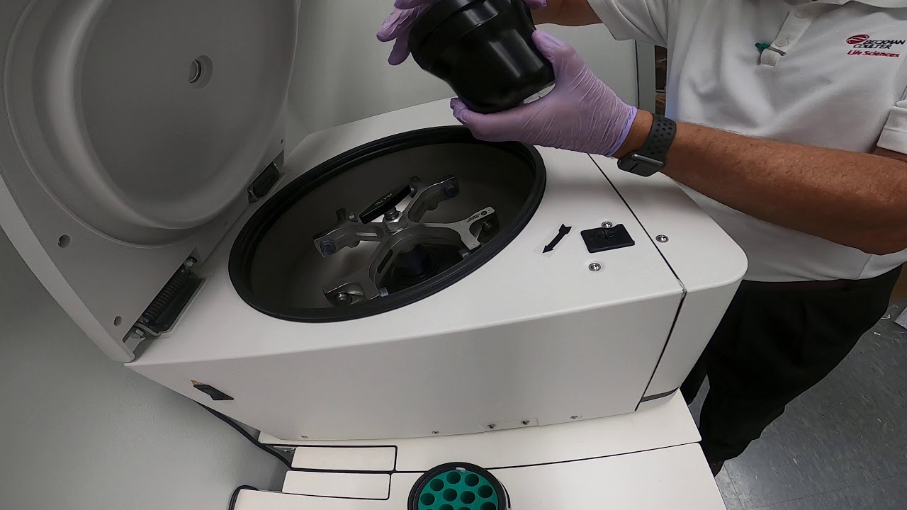 Rotor Installation for Beckman - YouTube