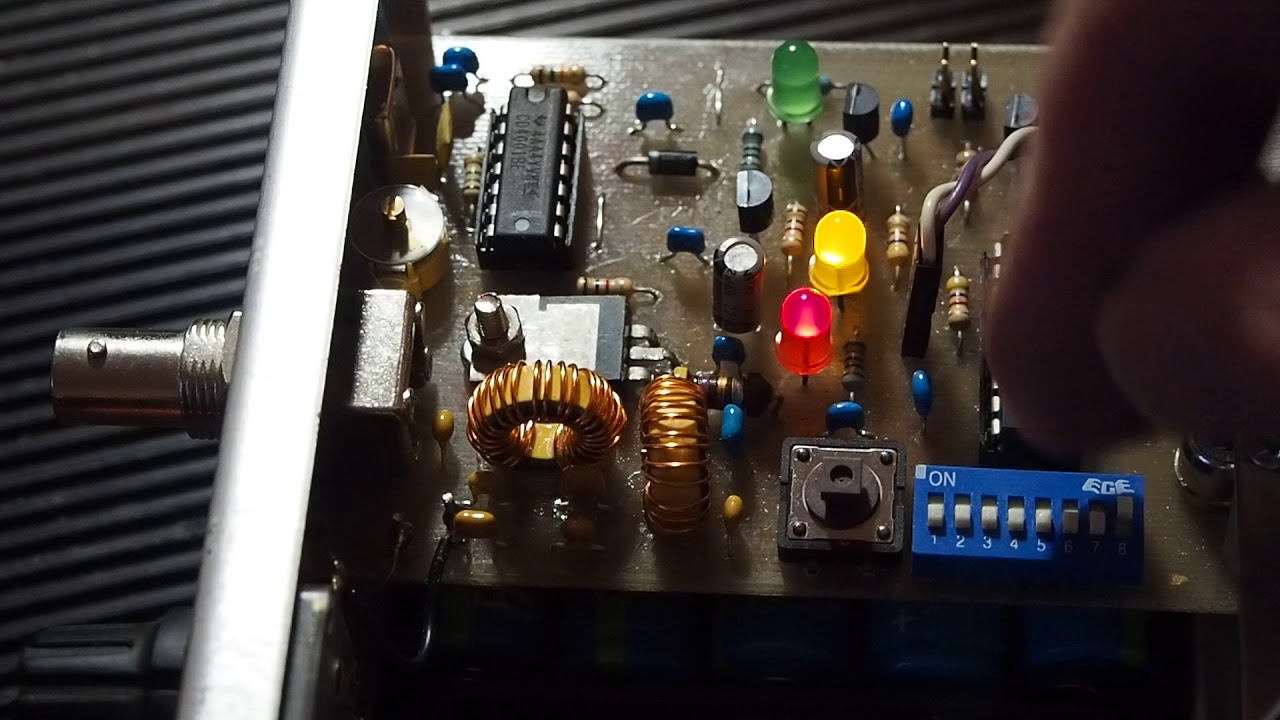 ARDF transmitters - Changing the (MO) Identity Code - YouTube