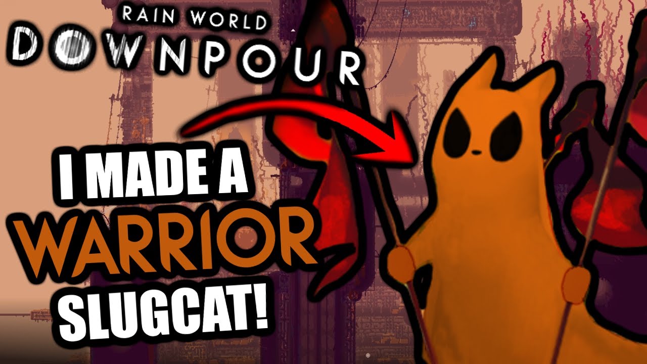 New WARRIOR Slugcat Mod (I MADE IT)! | Rain World Downpour - YouTube