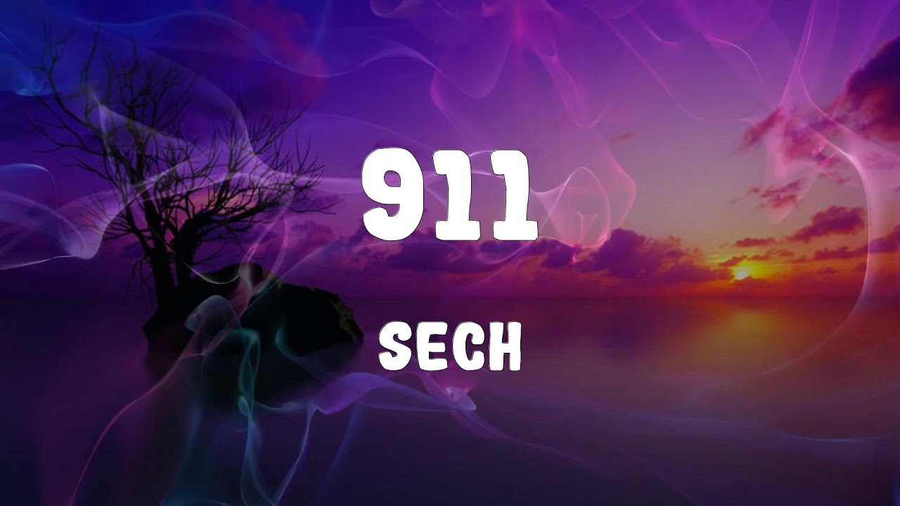 Sech - 911 (Lyrics) - YouTube